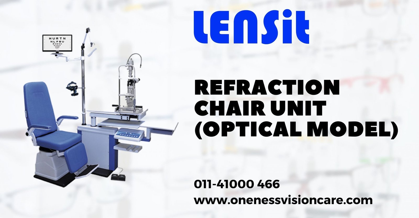 Ophthalmic Refraction Chair Unit (LENSit) - Oneness Vision Care